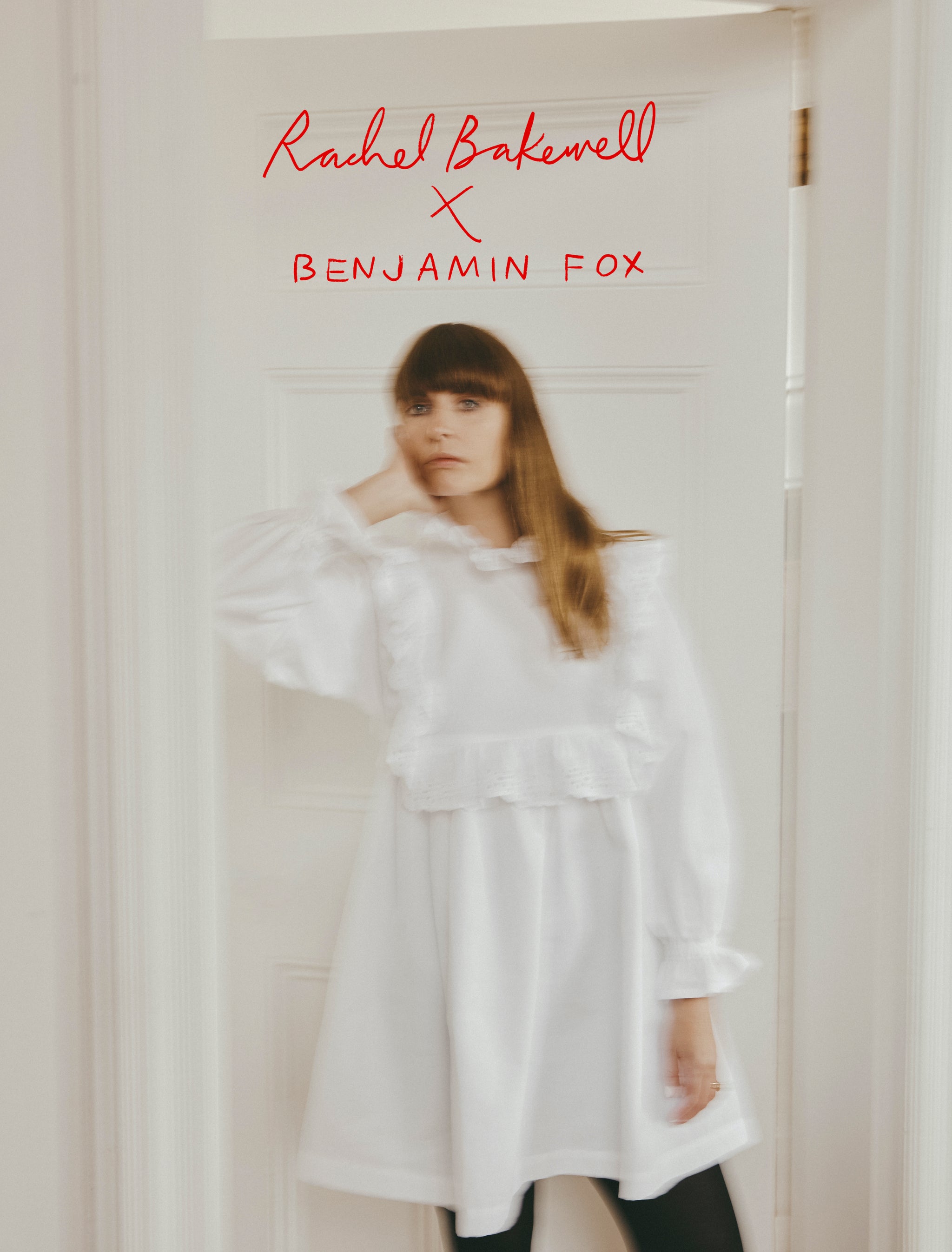 Rachel Bakewell x Benjamin Fox - White Broderie Anglaise Dress - Summer Dress in White